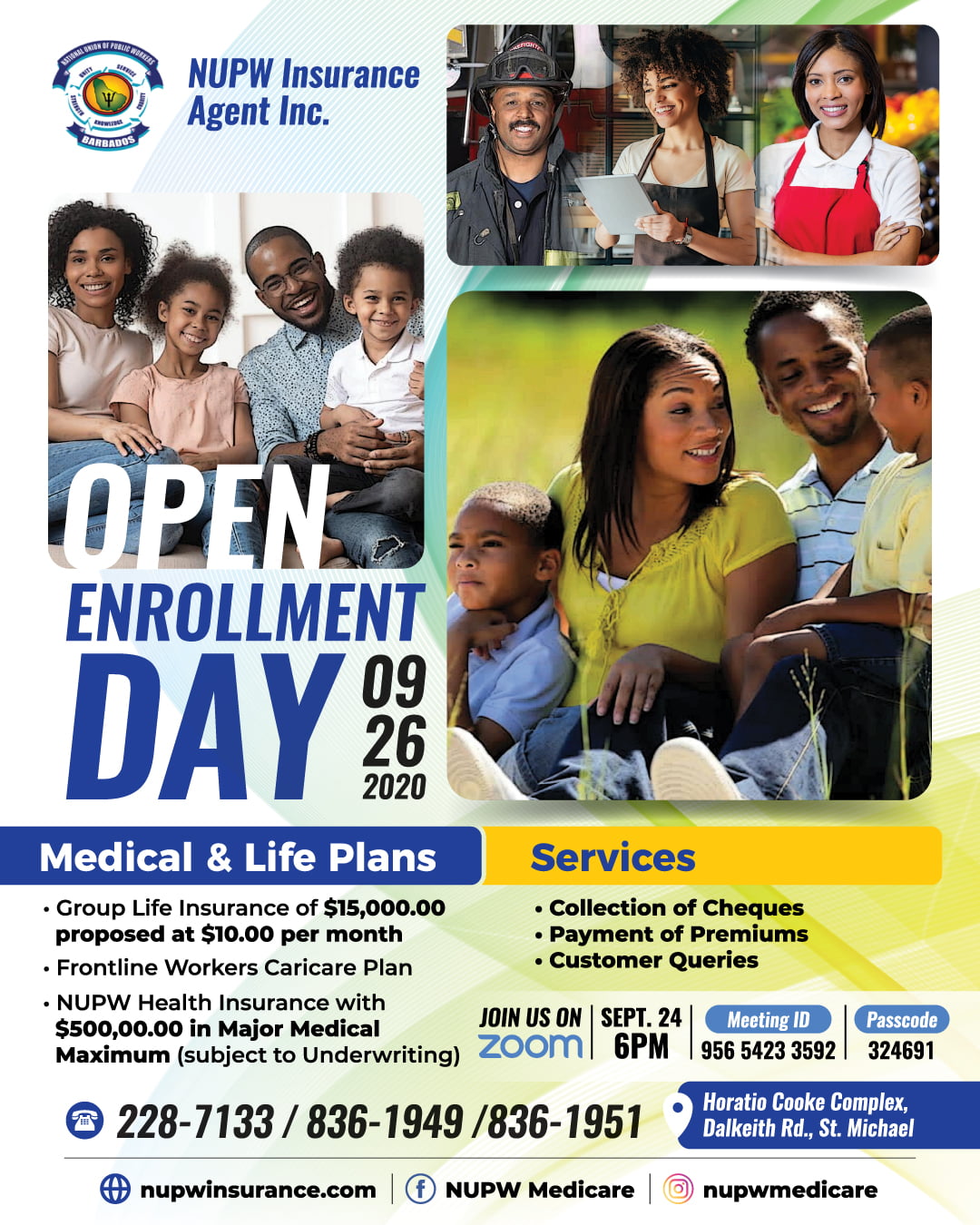 OPEN ENROLLMENT DAY & ZOOM MEETING | NUPW Insurance